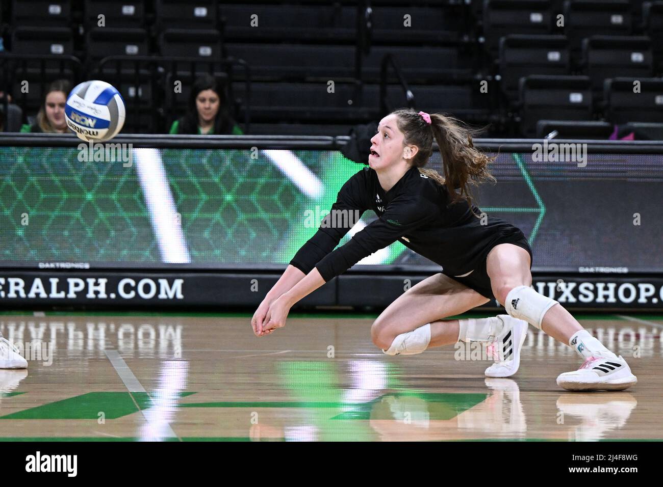 North dakota fighting hawks volleyball hi-res stock photography and ...