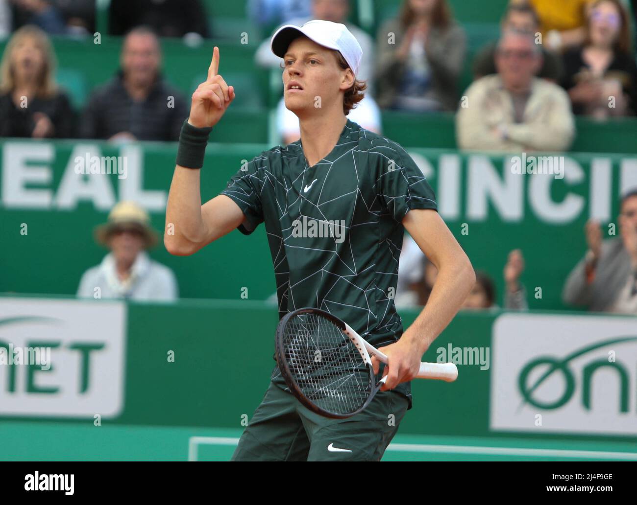 Monte Carlo, Monaco. 14th Apr 2022. Jannik Sinner of Italy during the ...