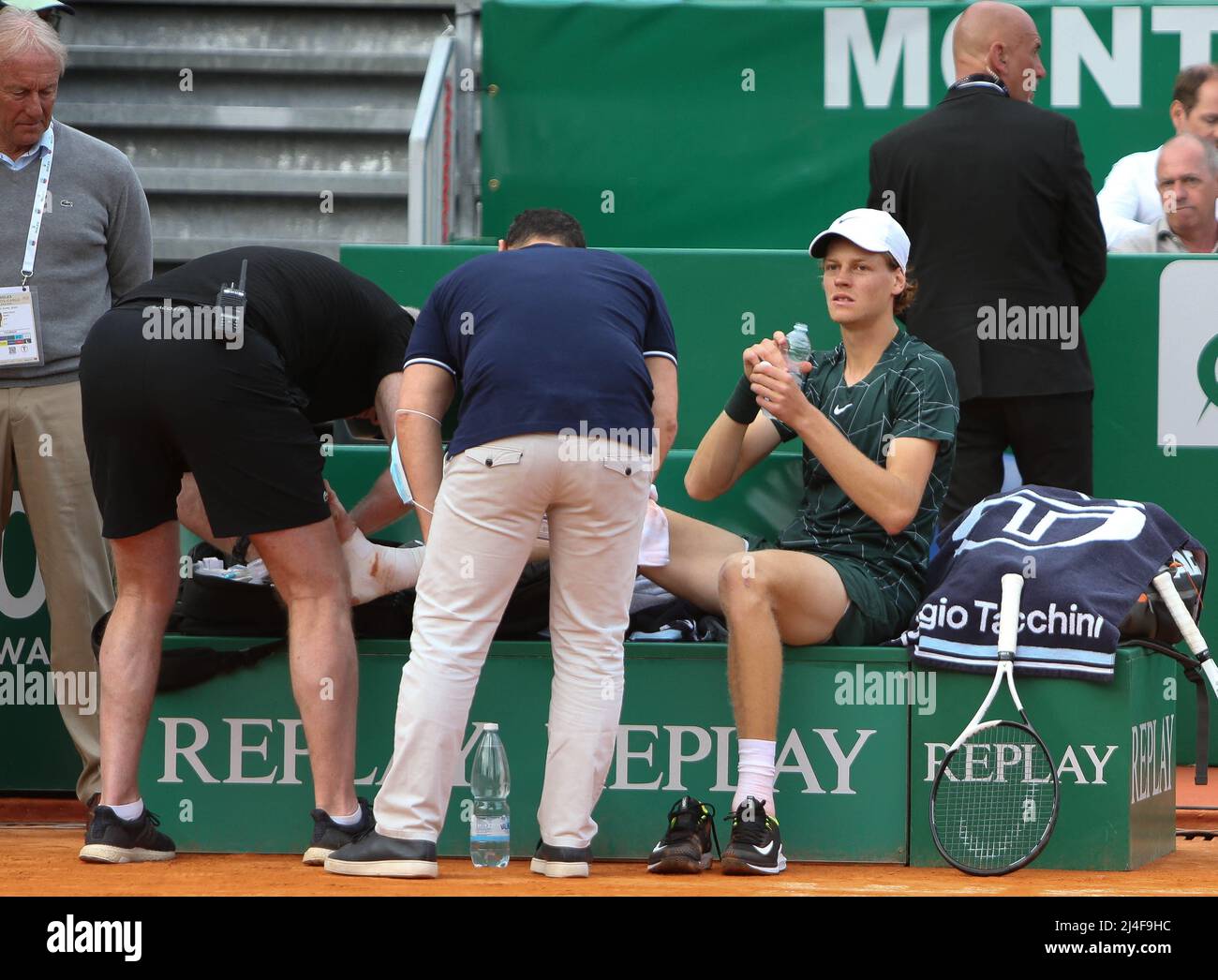 Monte Carlo, Monaco. 14th Apr 2022. Jannik Sinner of Italy during the ...
