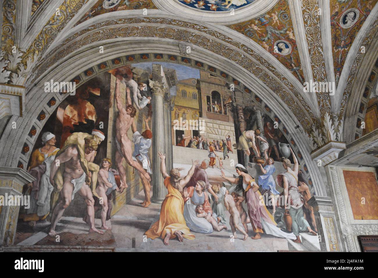 "Fire in the Borgo" Room of the Fire in the Borgo, The Stanze of ...