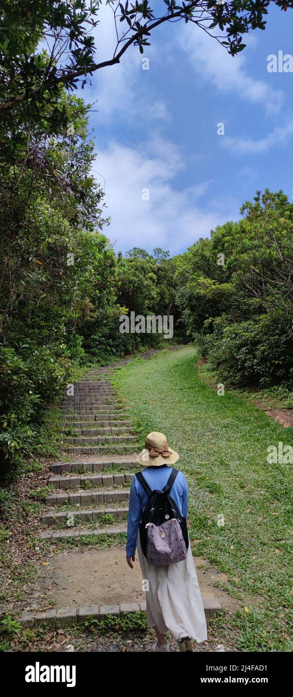 Xuhai Prairie scenic prairie trail Pingtung County,Taiwan Stock Photo ...