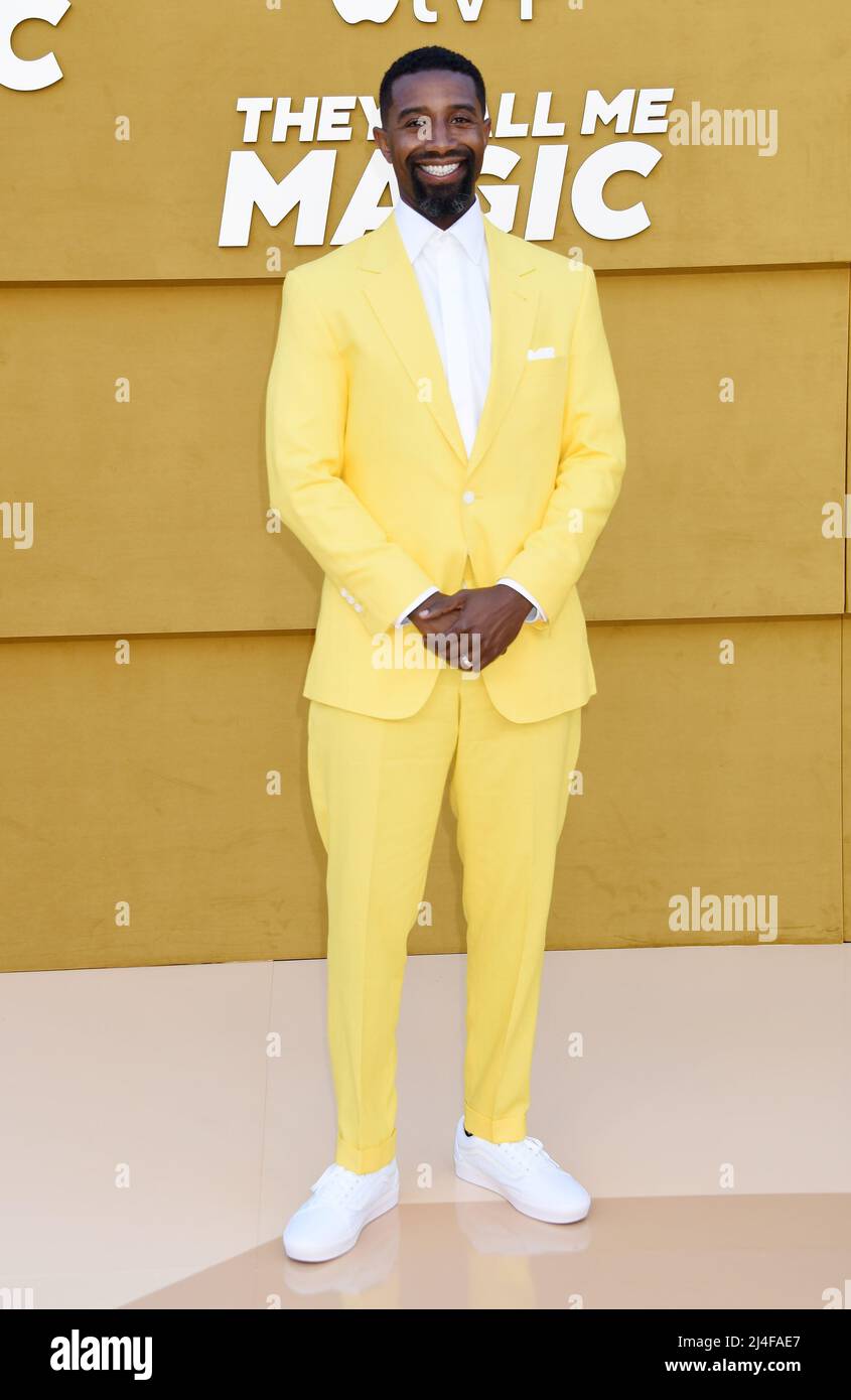 Andre Johnson at the ÔThey Call Me MagicÕ Screening held at the Regency ...