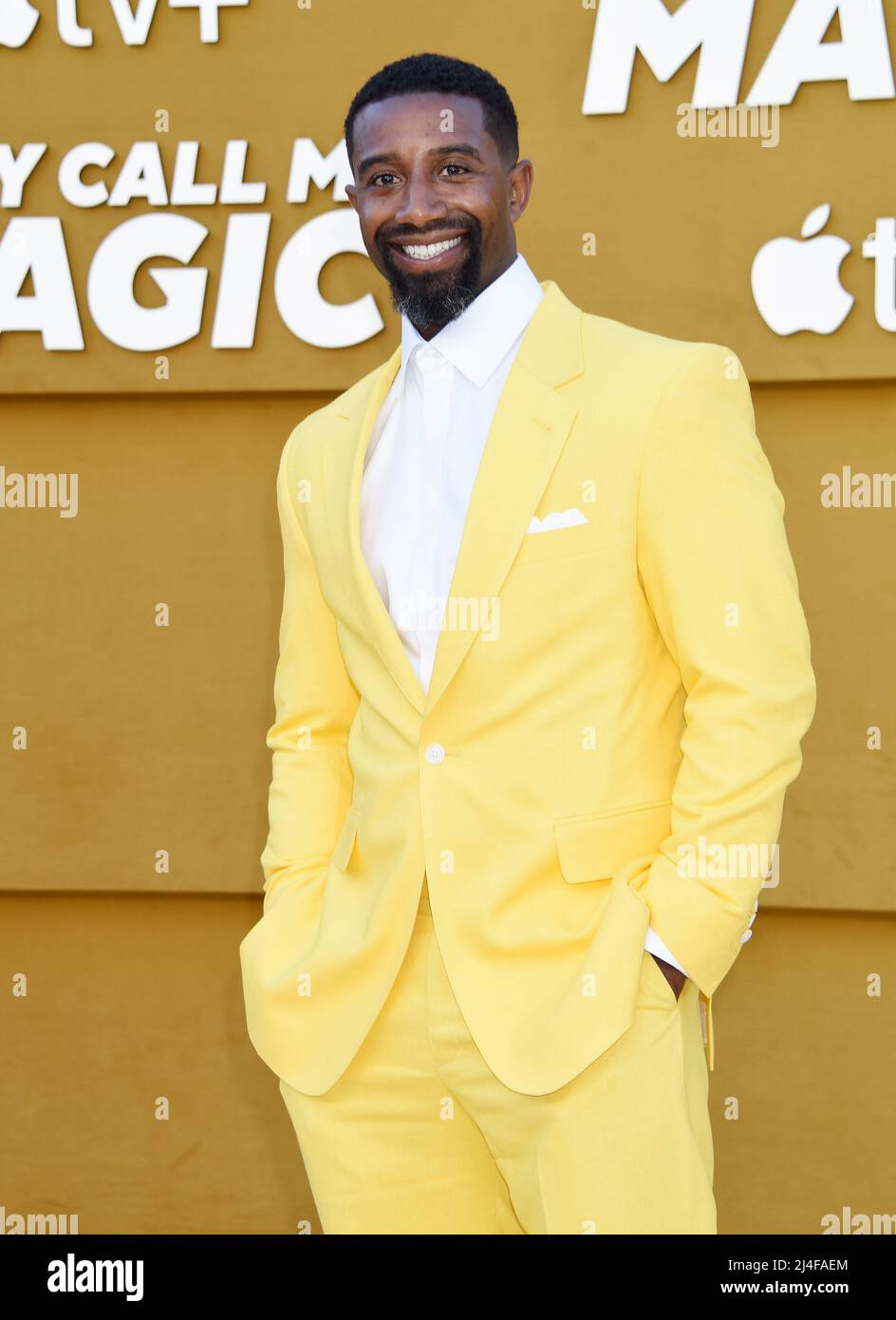 Andre Johnson at the ÔThey Call Me MagicÕ Screening held at the Regency ...