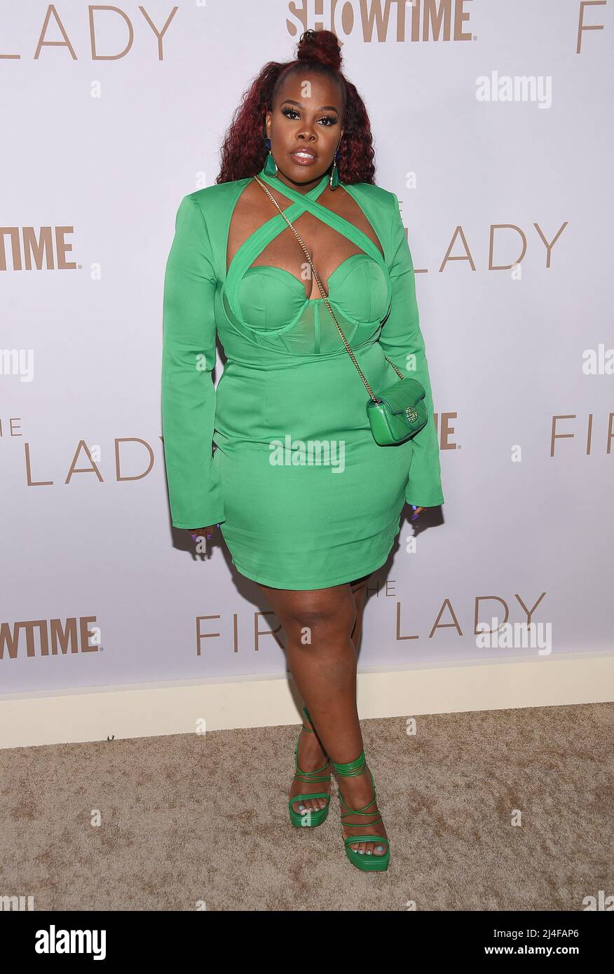 Los Angeles, USA. 14th Apr, 2022. Amber Riley arriving to Showtime's ...