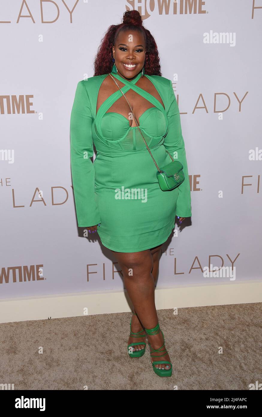 Los Angeles, USA. 14th Apr, 2022. Amber Riley arriving to Showtime's ...