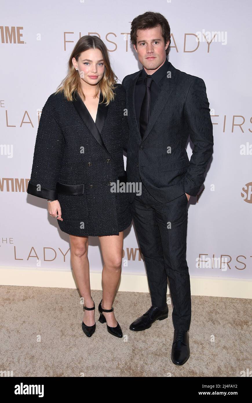 Los Angeles, USA. 14th Apr, 2022. . Kristine Froseth and Jake Picking ...