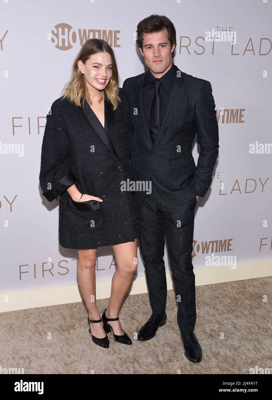Los Angeles, USA. 14th Apr, 2022. . Kristine Froseth and Jake Picking ...