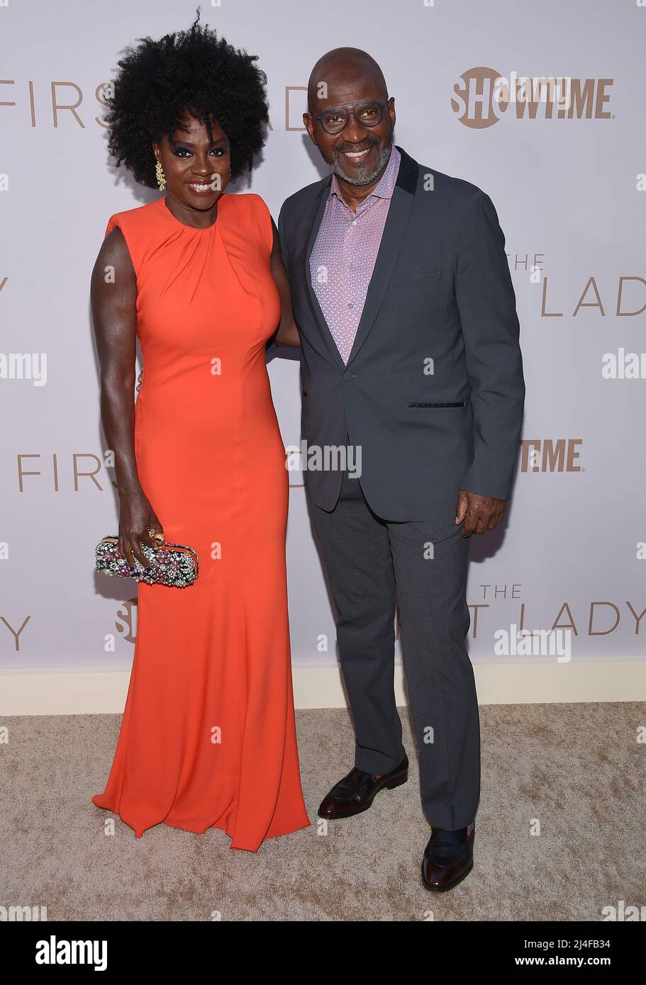 Los Angeles, USA. 14th Apr, 2022. . Viola Davis and Julius Tennon ...