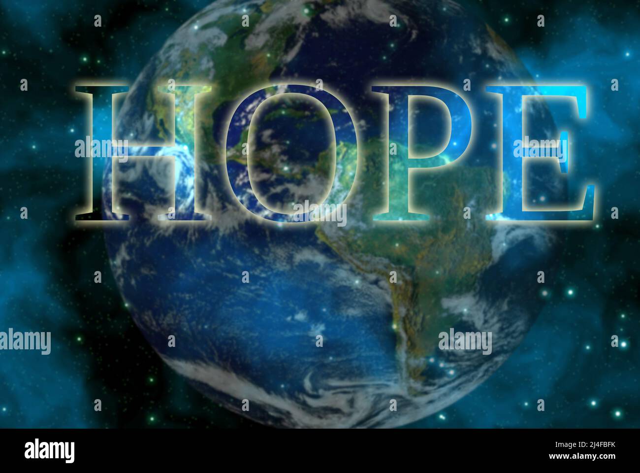 planet Earth and word HOPE Stock Photo - Alamy planet Earth and word HOPE Stock Photo - Alamy