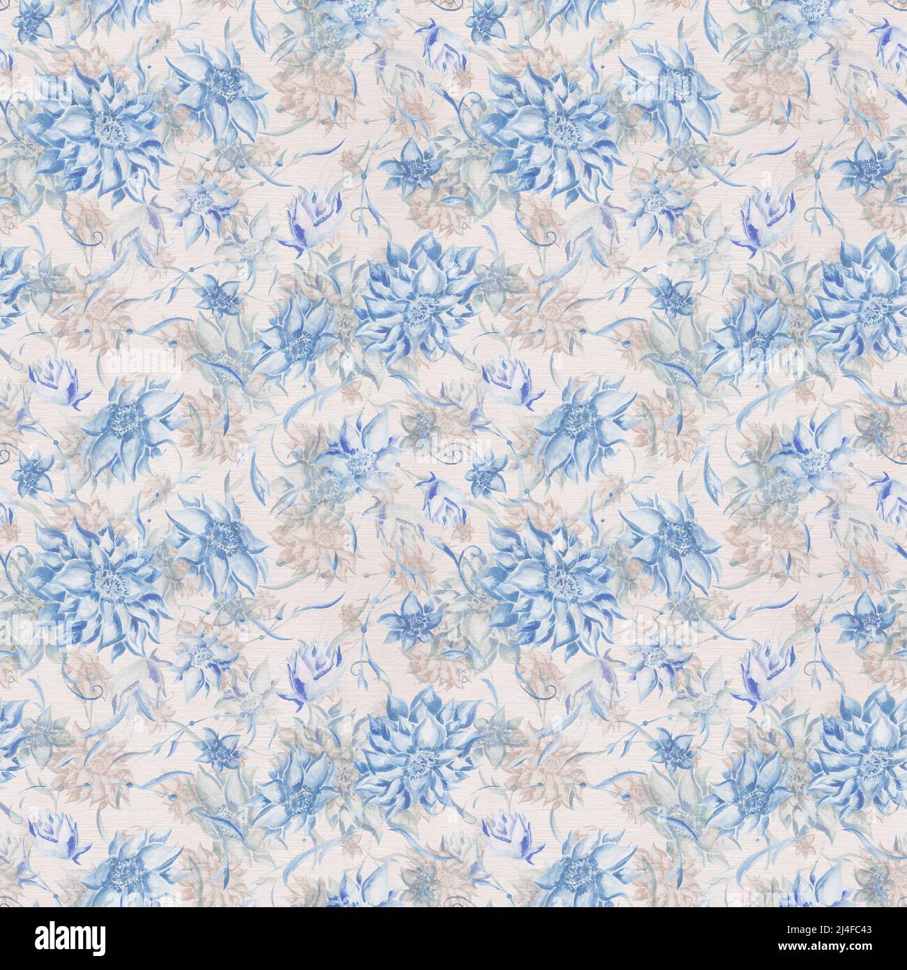 Pattern flower seamless hi-res stock photography and images - Alamy