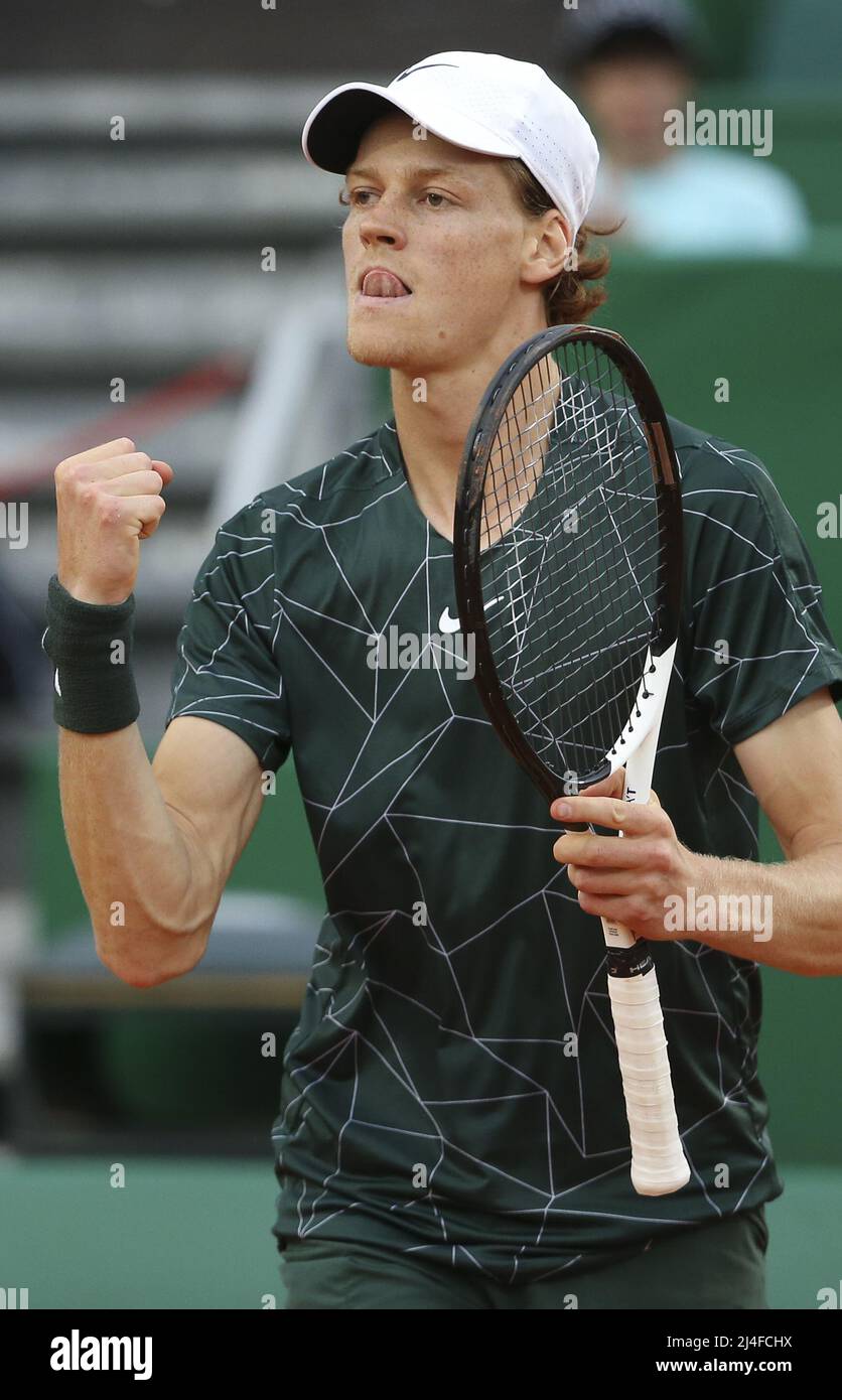 Jannik Sinner of Italia during day 5 of the Rolex Monte-Carlo Masters ...