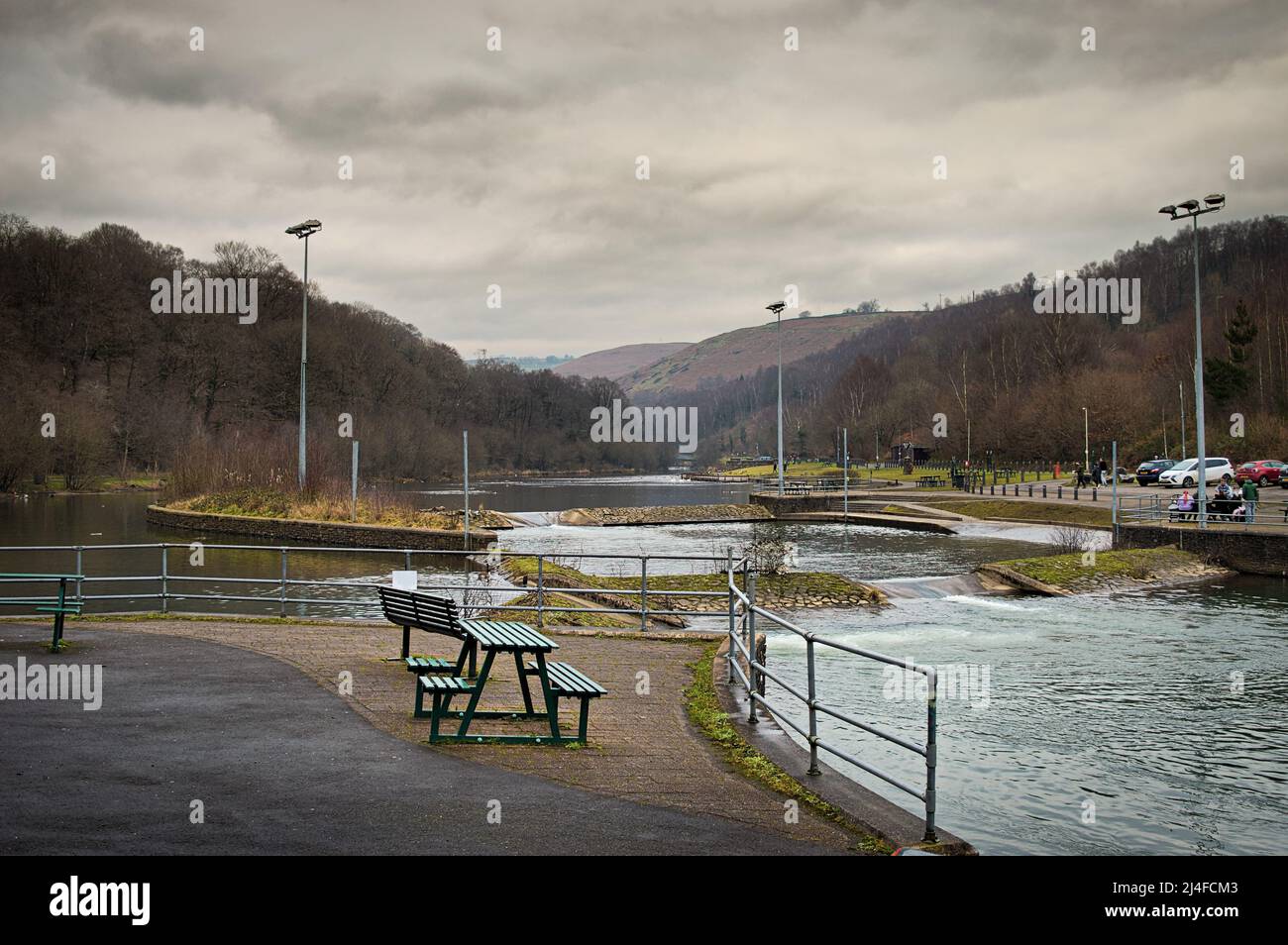Taff Bargoed Park Stock Photo - Alamy