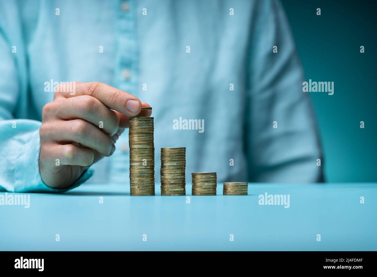 Insurance Business Growth Concept. Invested Money Increase Stock Photo ...