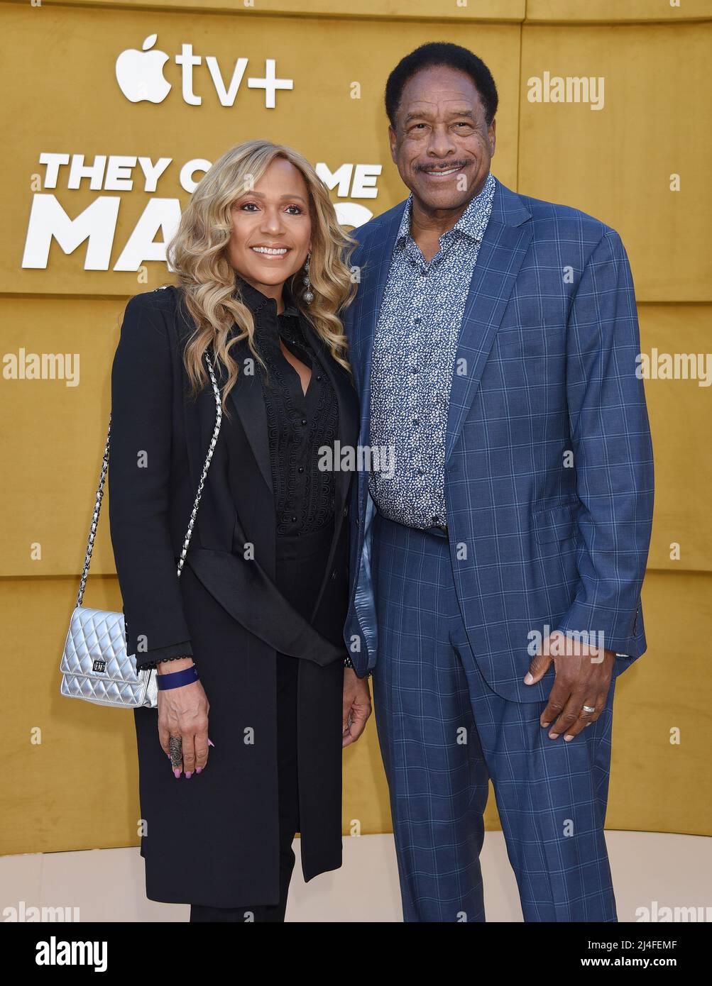 Westwood, USA. 14th Apr, 2022. Dave Winfield and Tonya Turner at the ...