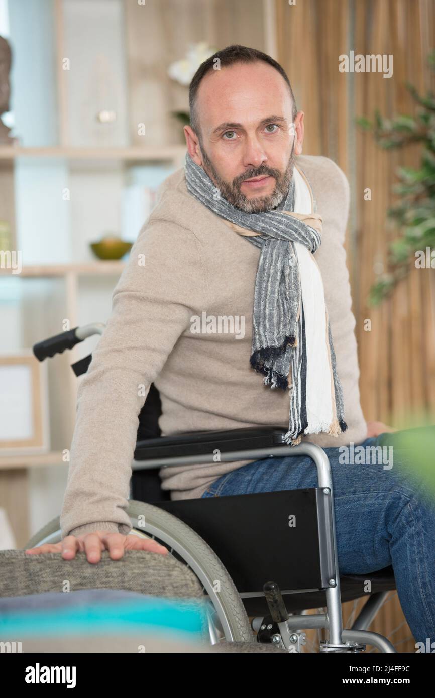Wheelchair lift in home hi-res stock photography and images - Alamy