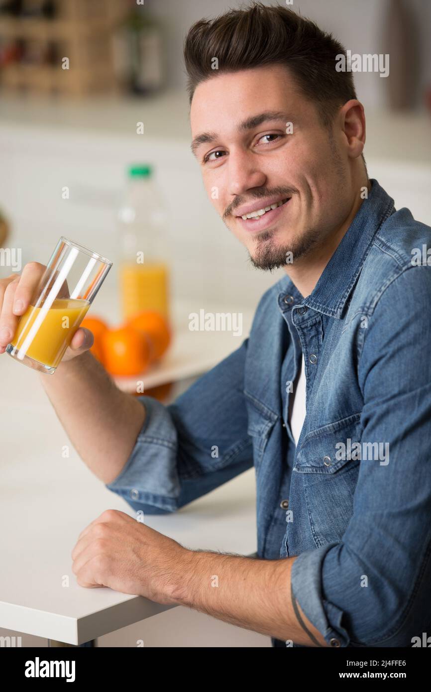 Happy man fitness typing hi-res stock photography and images - Alamy