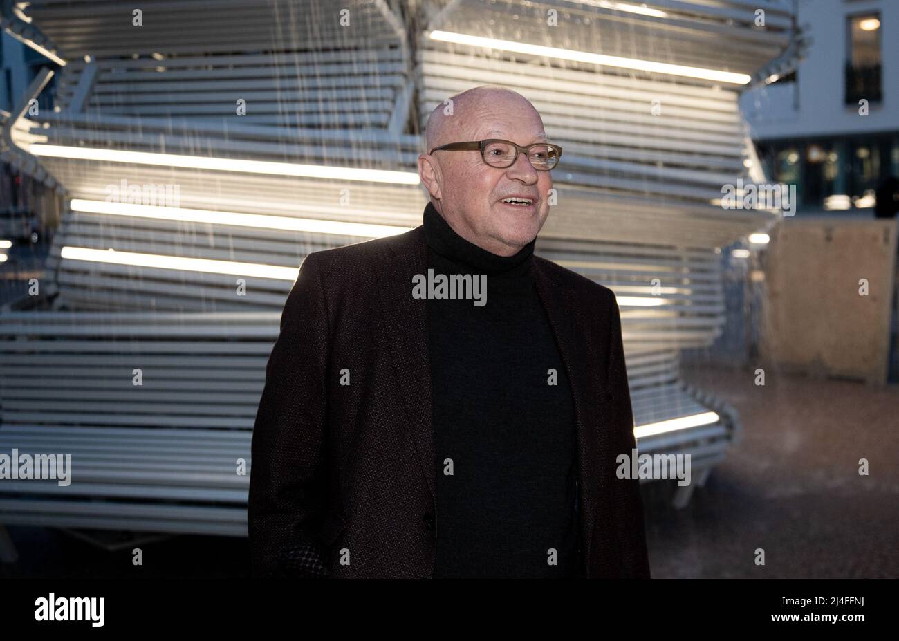 Portrait of the artist Prof. Olaf Metzel. On April 14, 2022 the ...