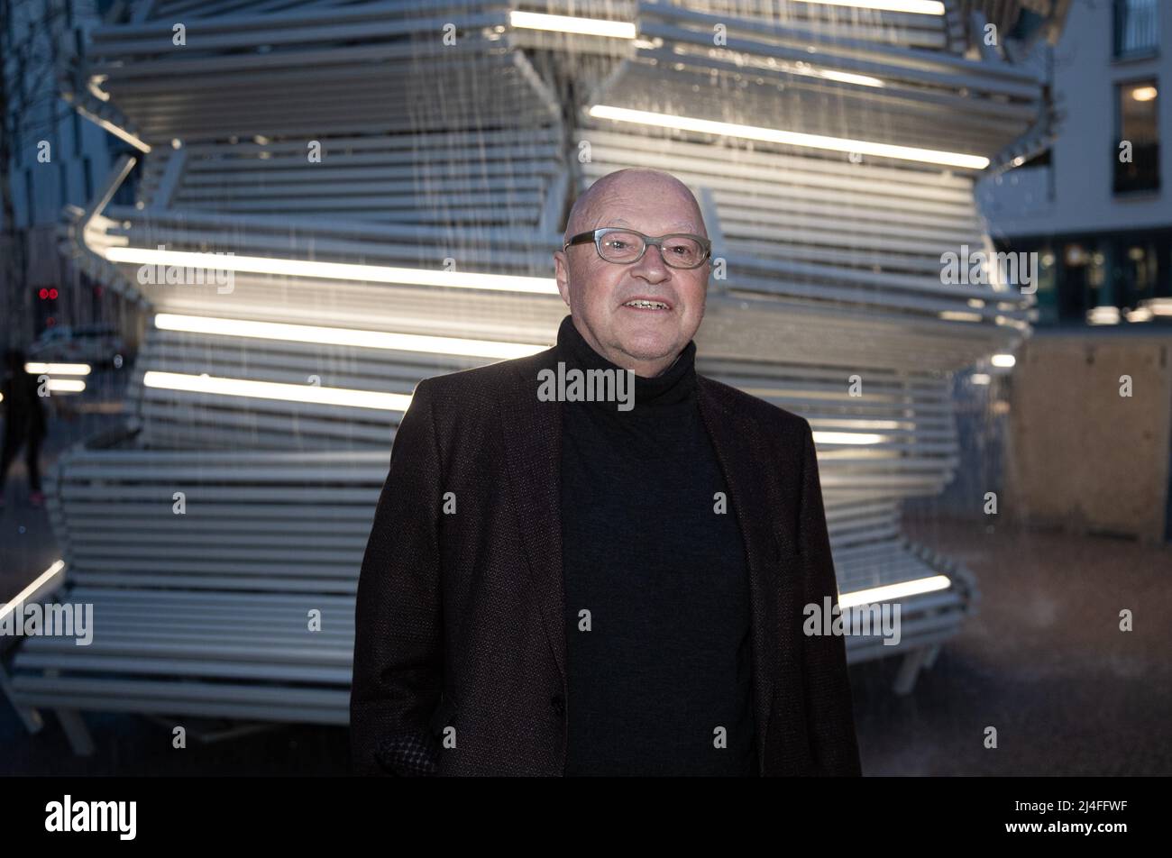 Portrait of the artist Prof. Olaf Metzel. On April 14, 2022 the ...