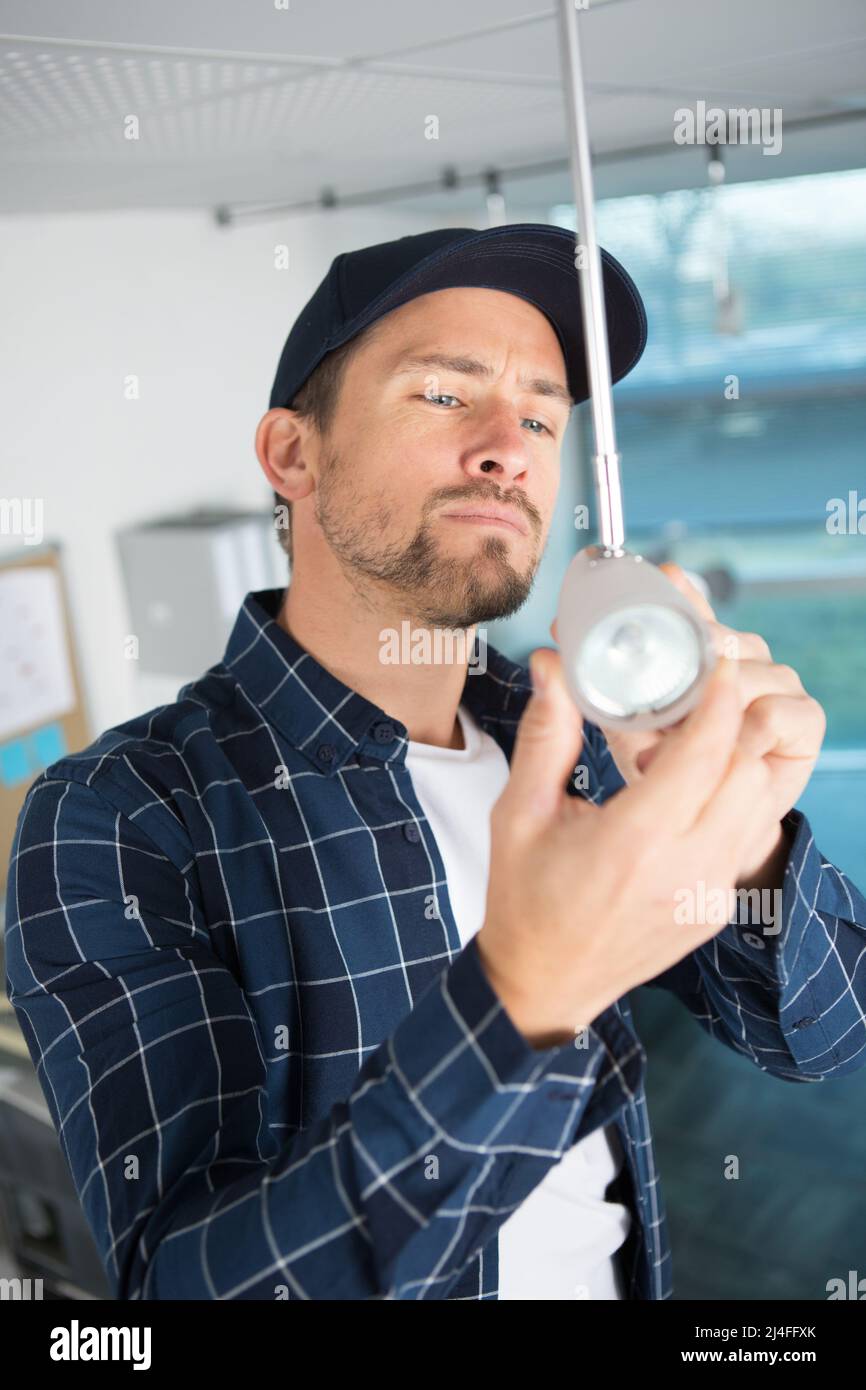 Suspended light fitting hi-res stock photography and images - Alamy