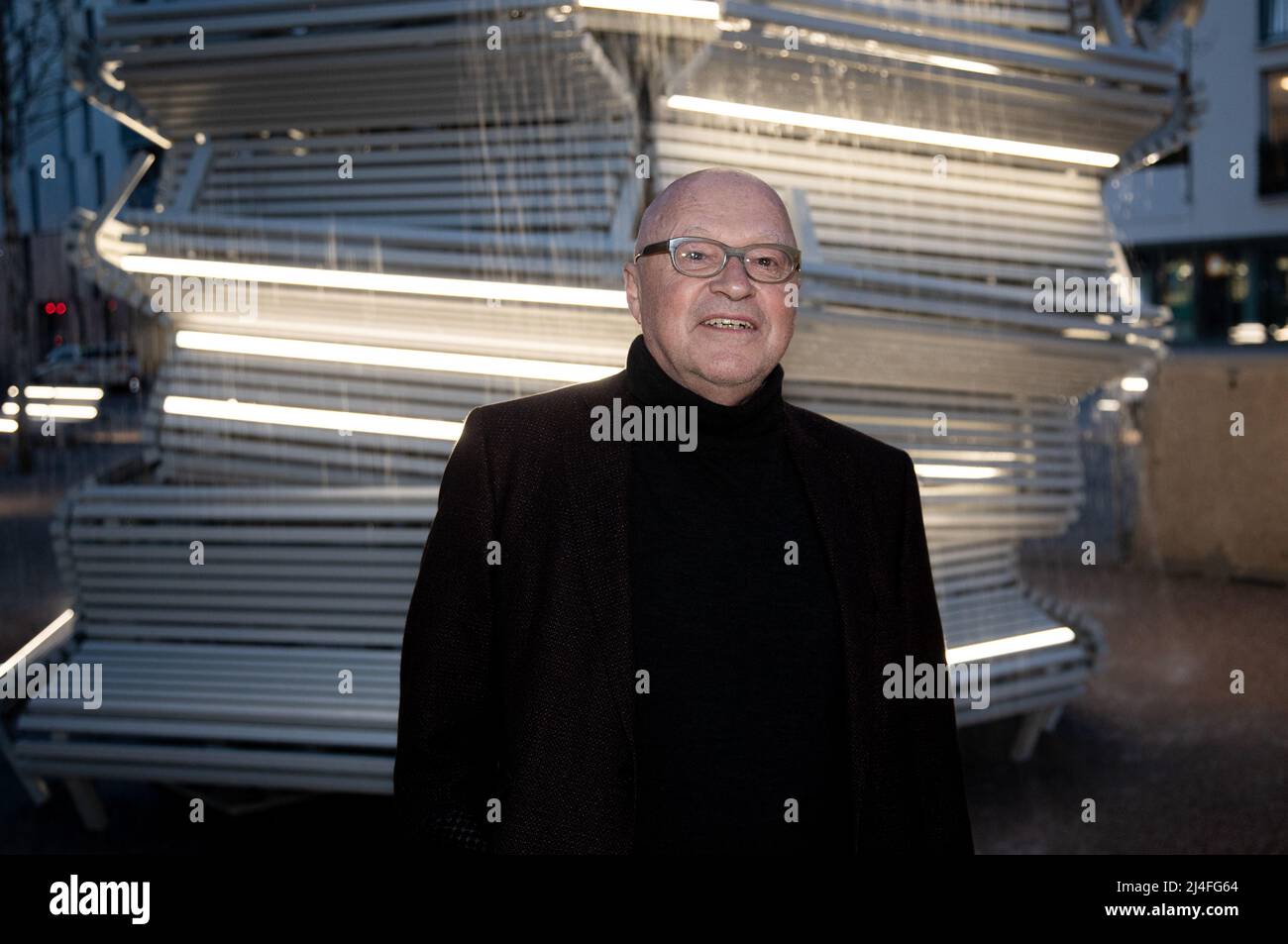 Portrait of the artist Prof. Olaf Metzel. On April 14, 2022 the ...