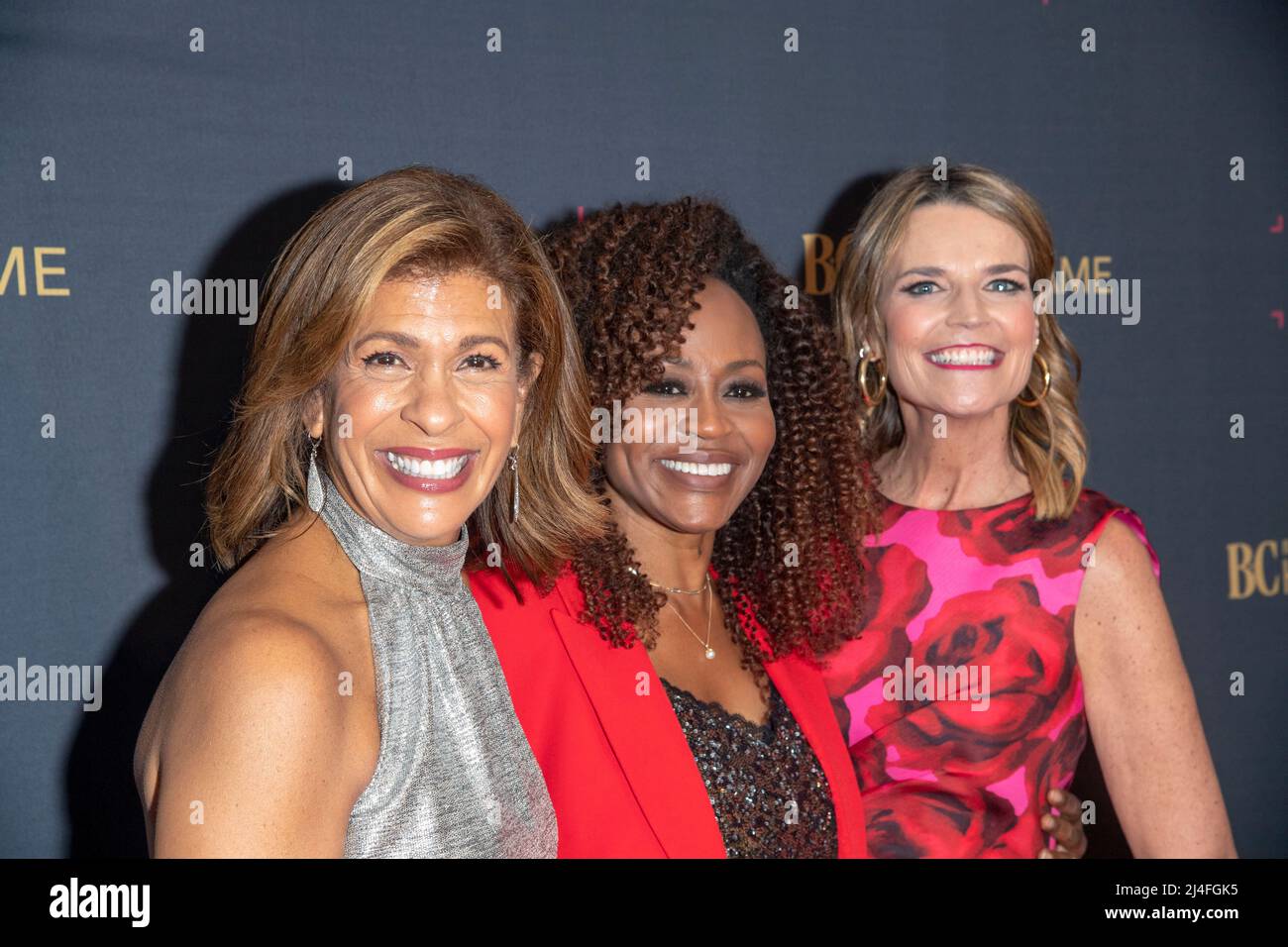 New York, USA. 14th Apr 2022. NEW YORK, NEW YORK - APRIL 14: (L-R) Hoda ...