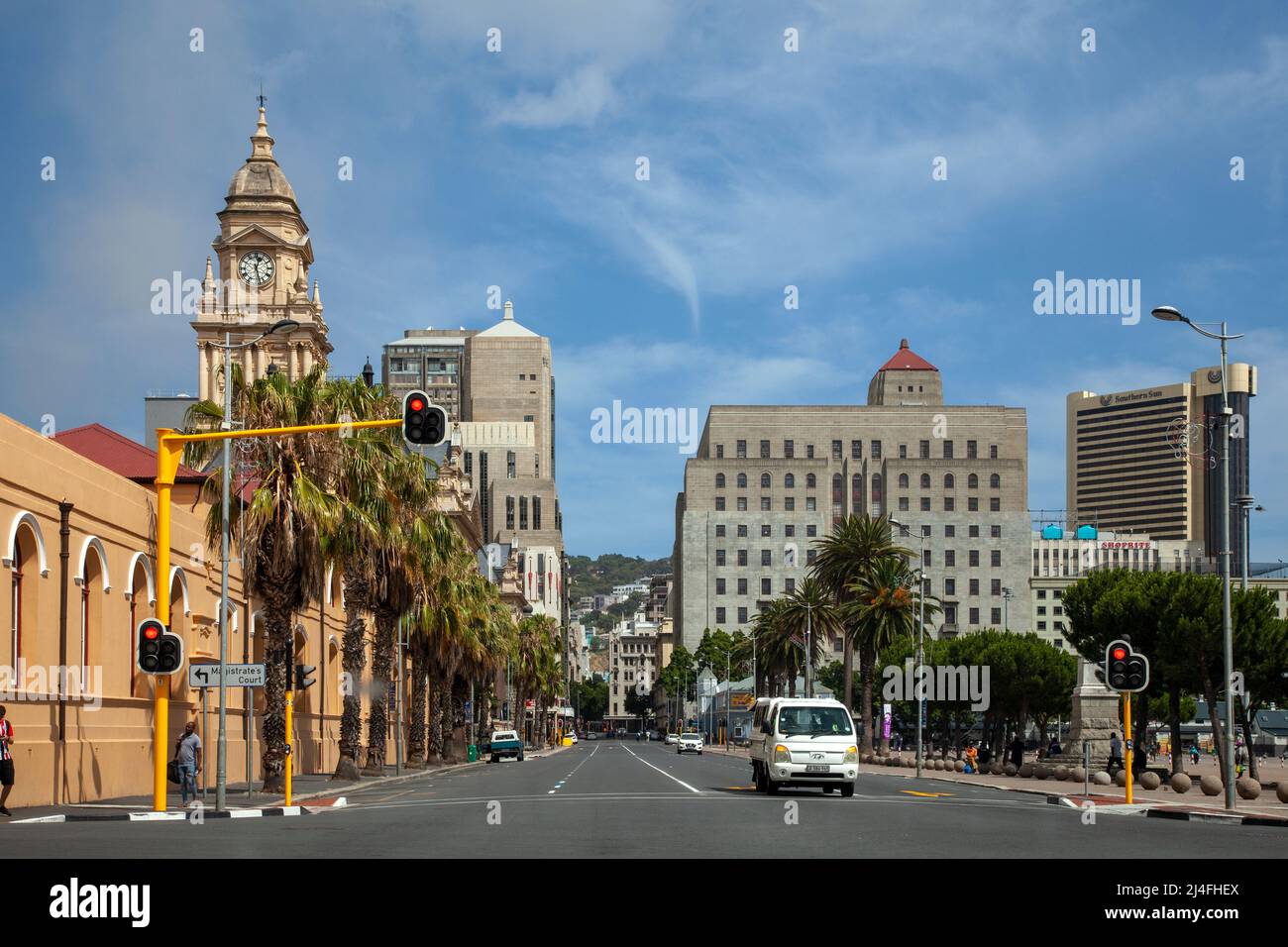 Darling Street in Inner City Cape Town South Africa Stock Photo - Alamy
