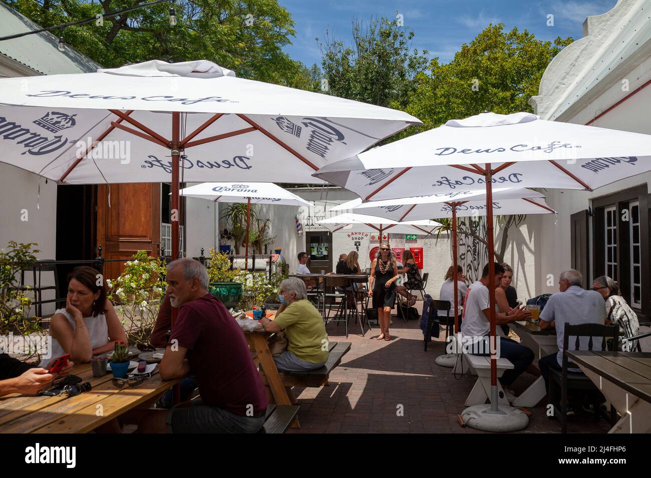 Deus Cafe and Bakery Courtyard in Hout Bay, Western Cape - South Africa ...