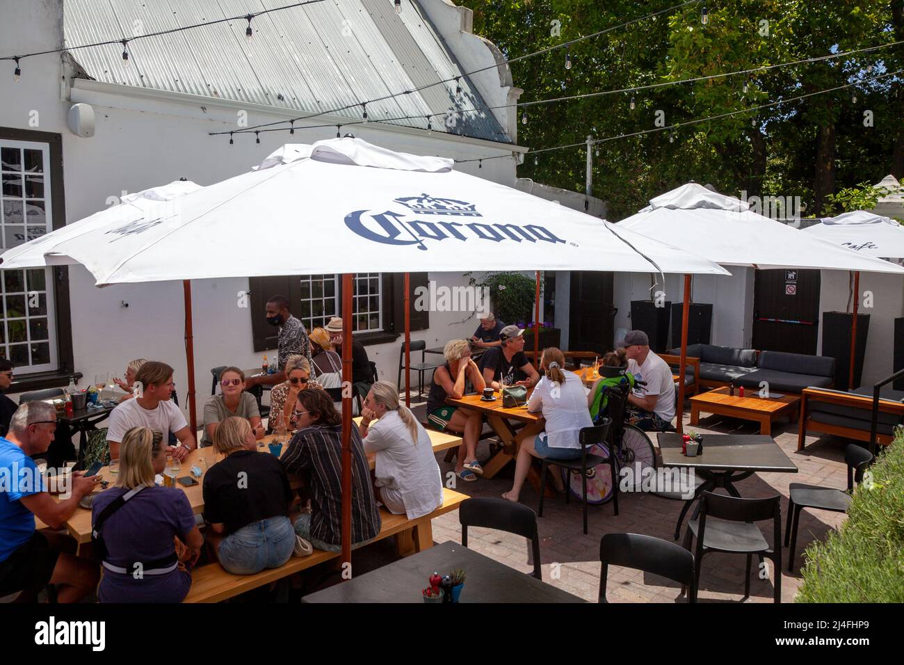 Deus Cafe and Bakery Courtyard in Hout Bay, Western Cape - South Africa ...