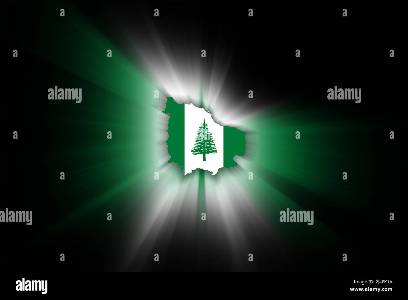 Norfolk island national flag hi-res stock photography and images - Alamy