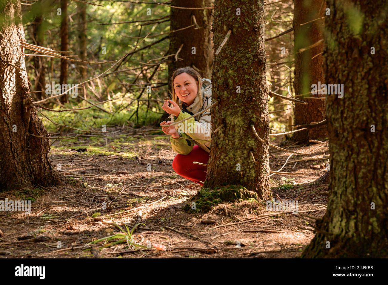 Woman clearing pathway hi-res stock photography and images - Alamy