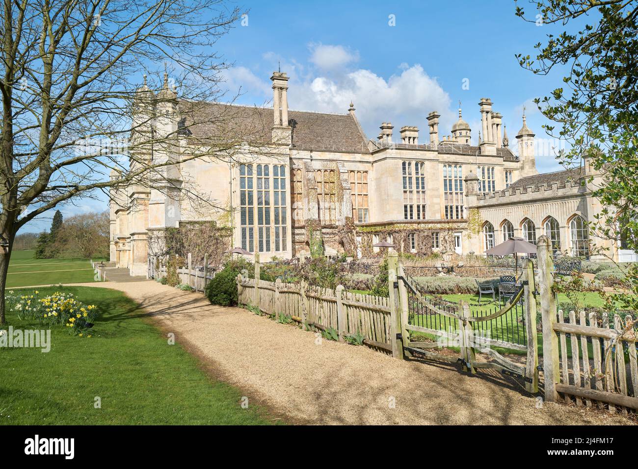 Burghley House, Stamford, England, an elizabethan mansion owned by the ...