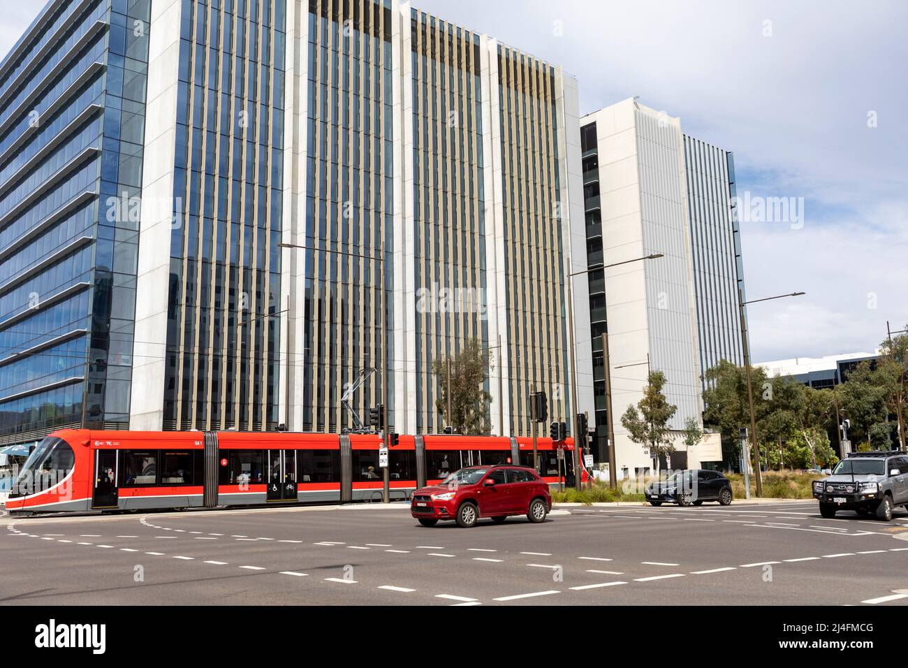 Canberra light rail autumn hi-res stock photography and images - Alamy