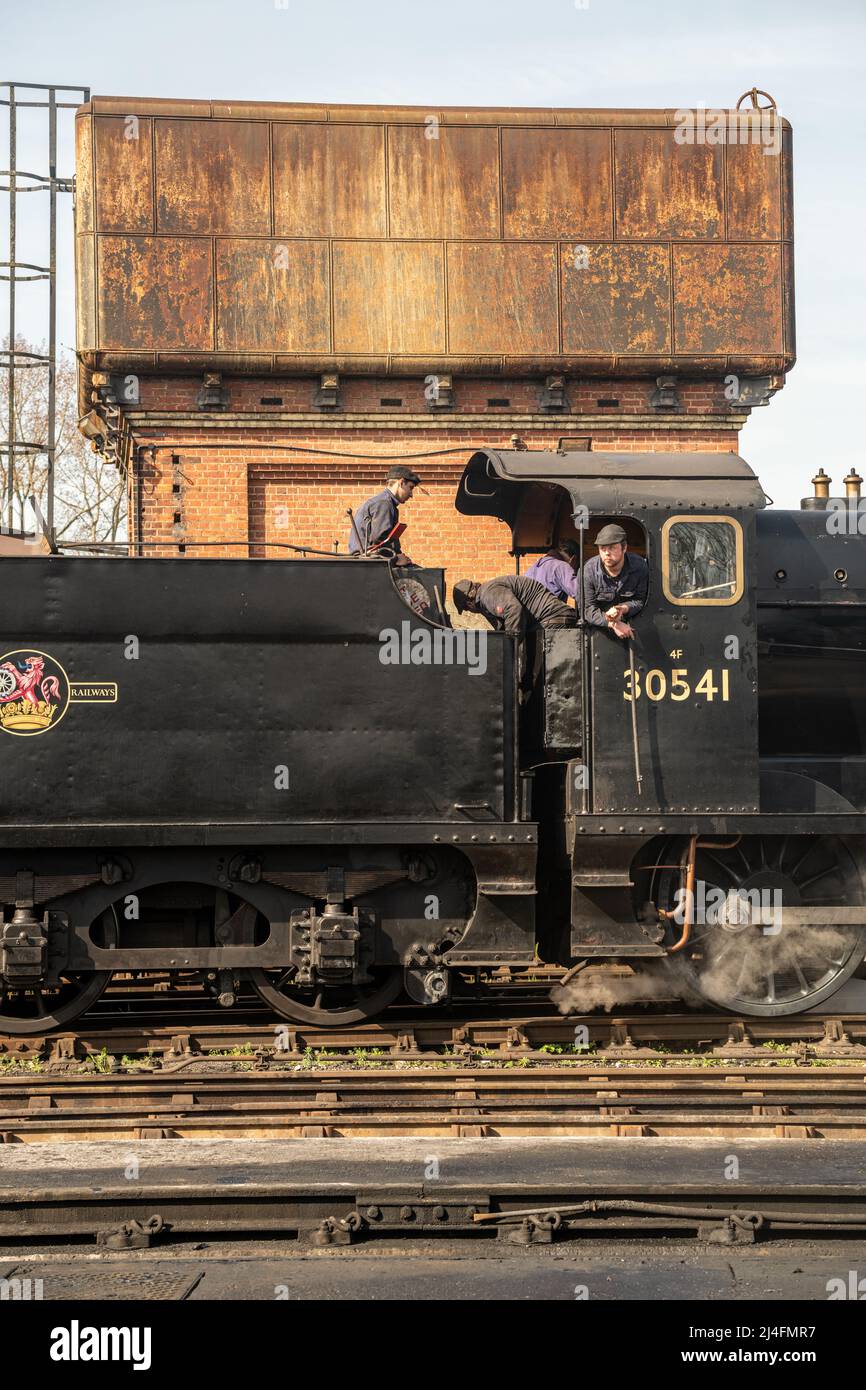 Bluebell Railway Steam locomotive, Sheffield Park, UK Stock Photo - Alamy