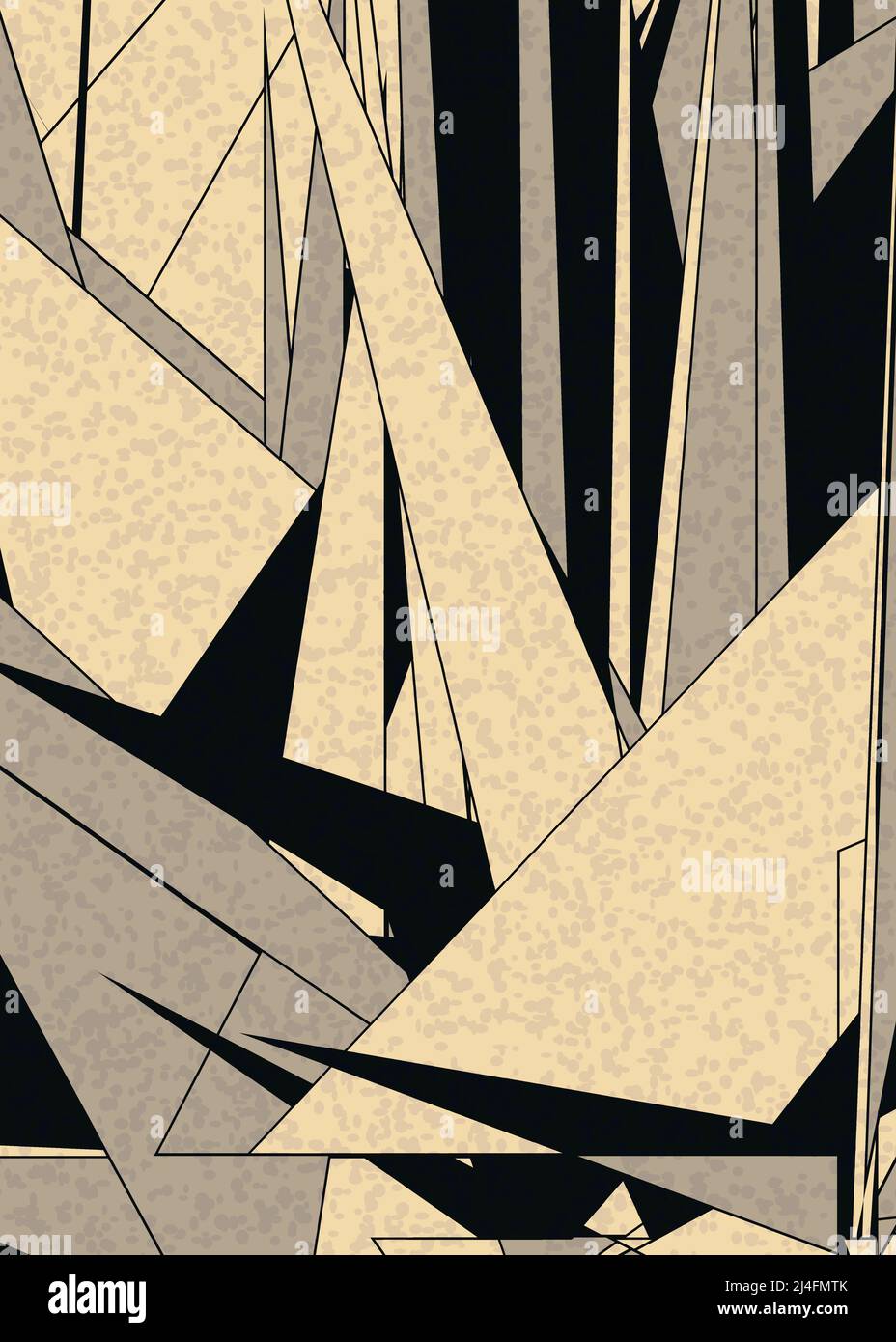 Piet Mondrian Style Computational Generative Art background ...