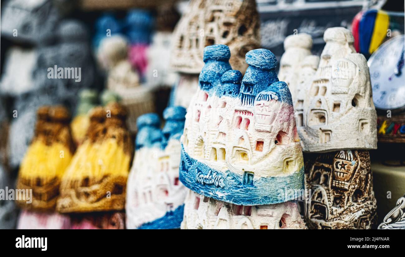 Turkish cave dwelling figurine Stock Photo - Alamy