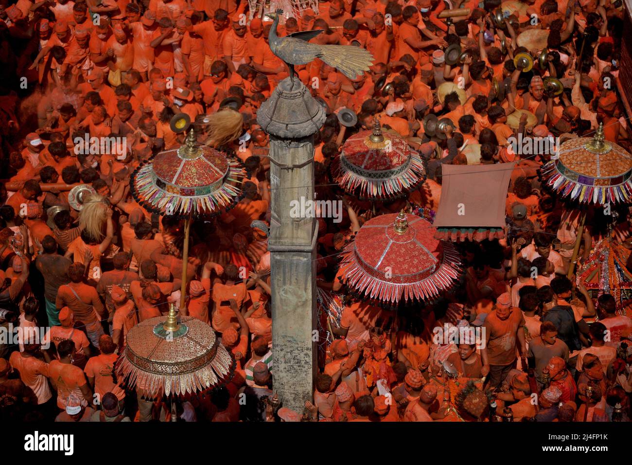 Sindoor balkumari jatra hi-res stock photography and images - Alamy