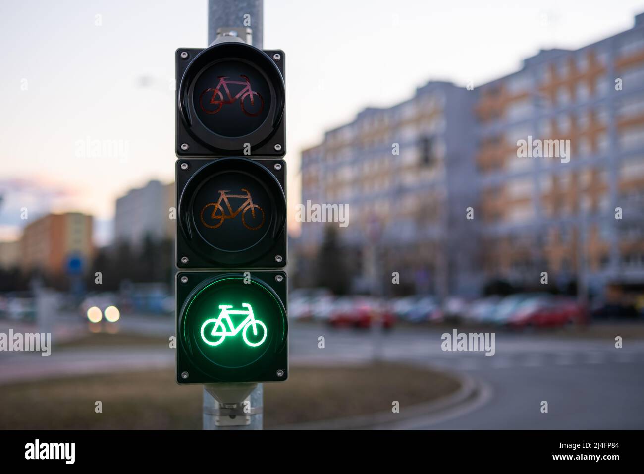 Cycle priority traffic signal hi-res stock photography and images - Alamy