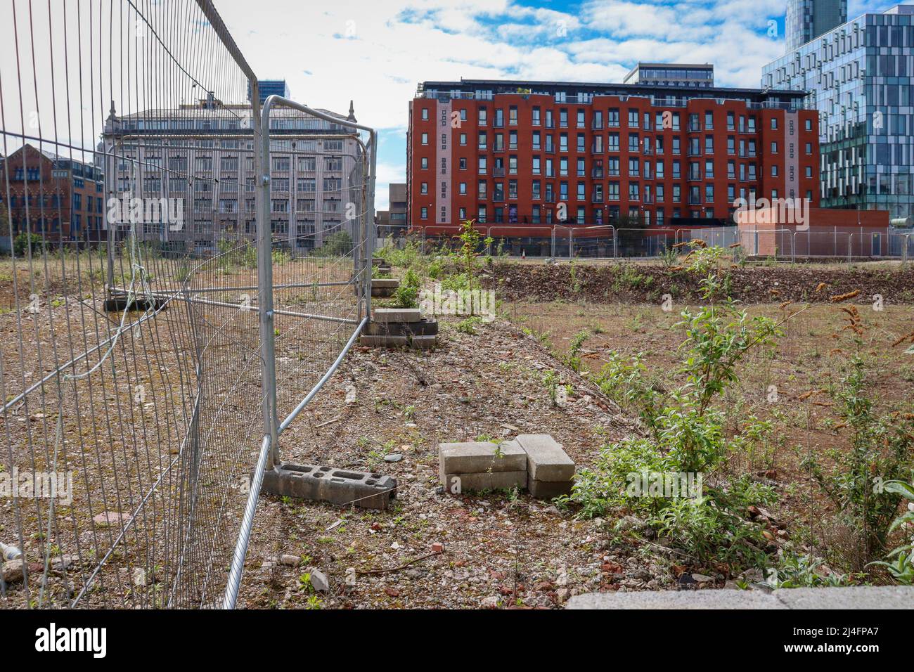 Waste land, empty plot, Pall Mall, Liverpool Stock Photo - Alamy