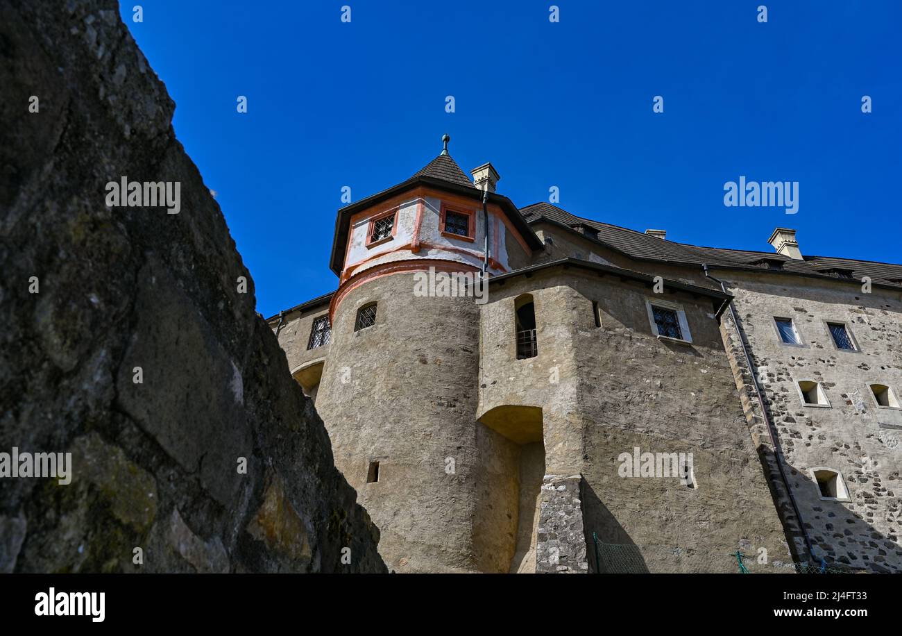 Loket, Czech Republic. 12th Apr, 2022. Loket Castle (Czech: Hrad Loket ...