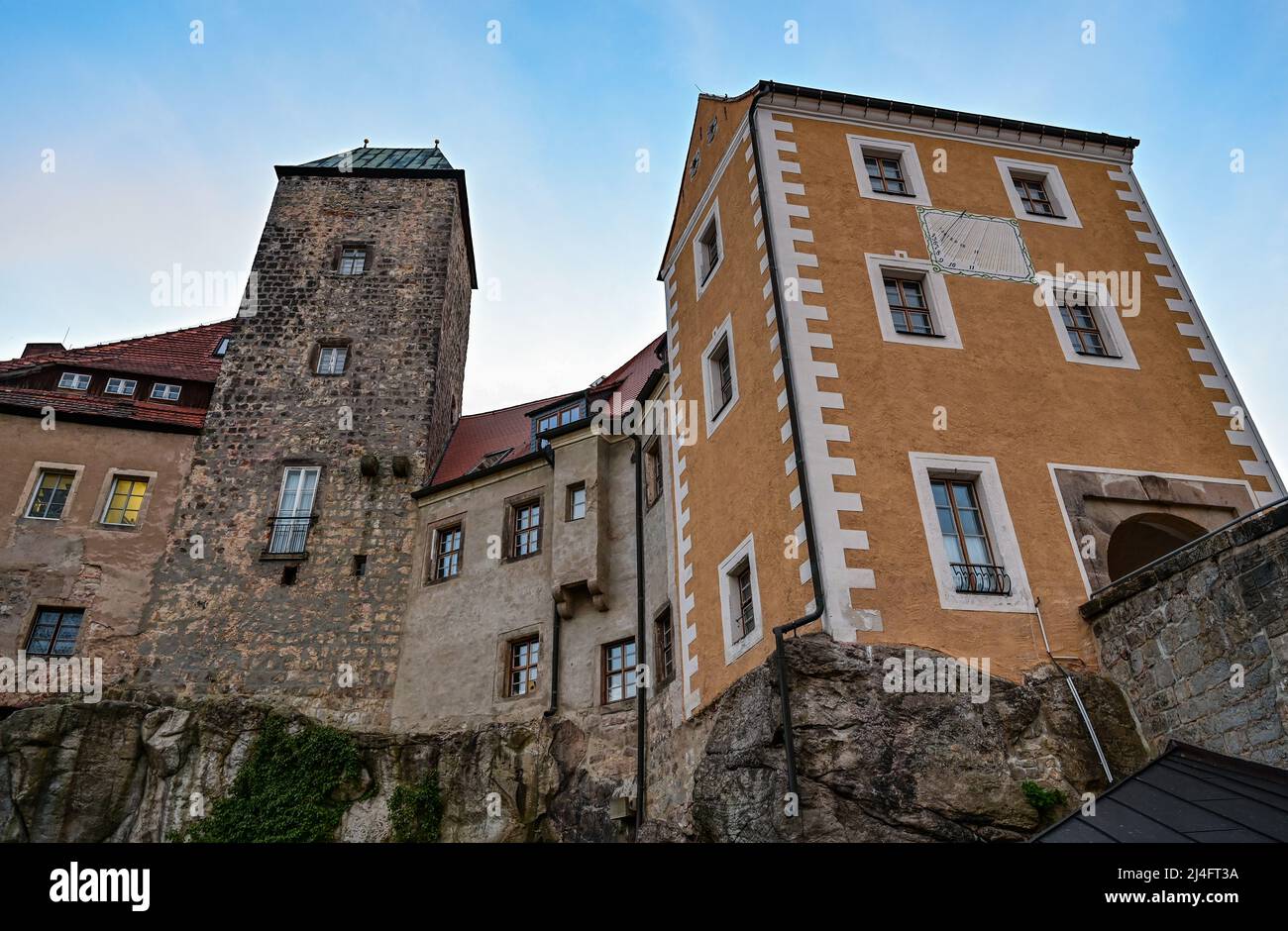 Hohnstein, Germany. 13th Apr, 2022. Hohnstein Castle in Saxon ...