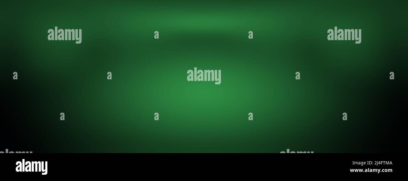 Abstract blur empty Green gradient Studio well use as background ...