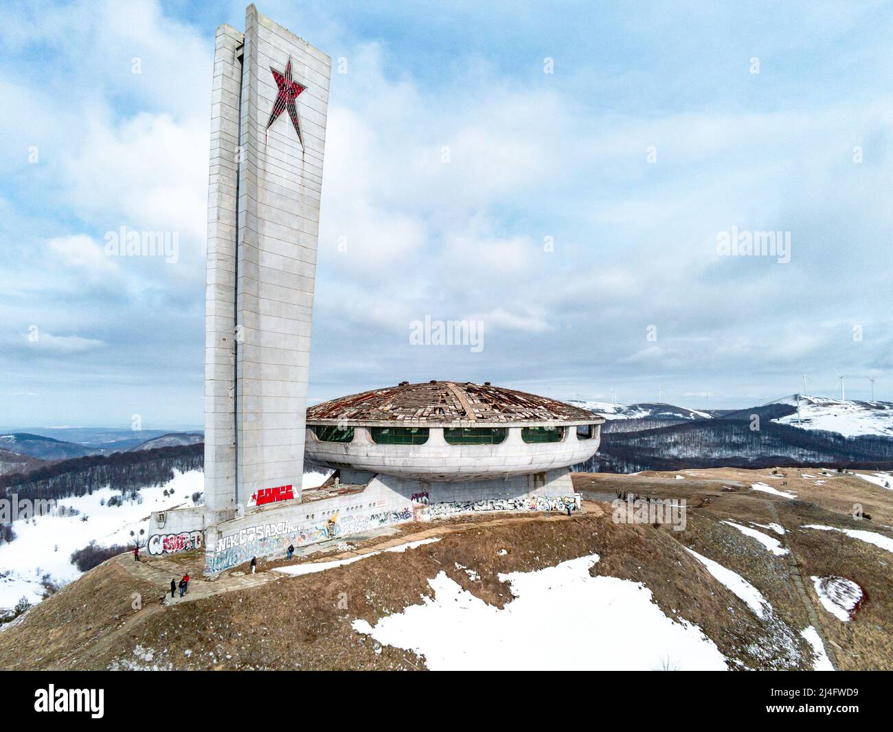 Buzludzha Communist Monument, Bulgaria Stock Photo - Alamy