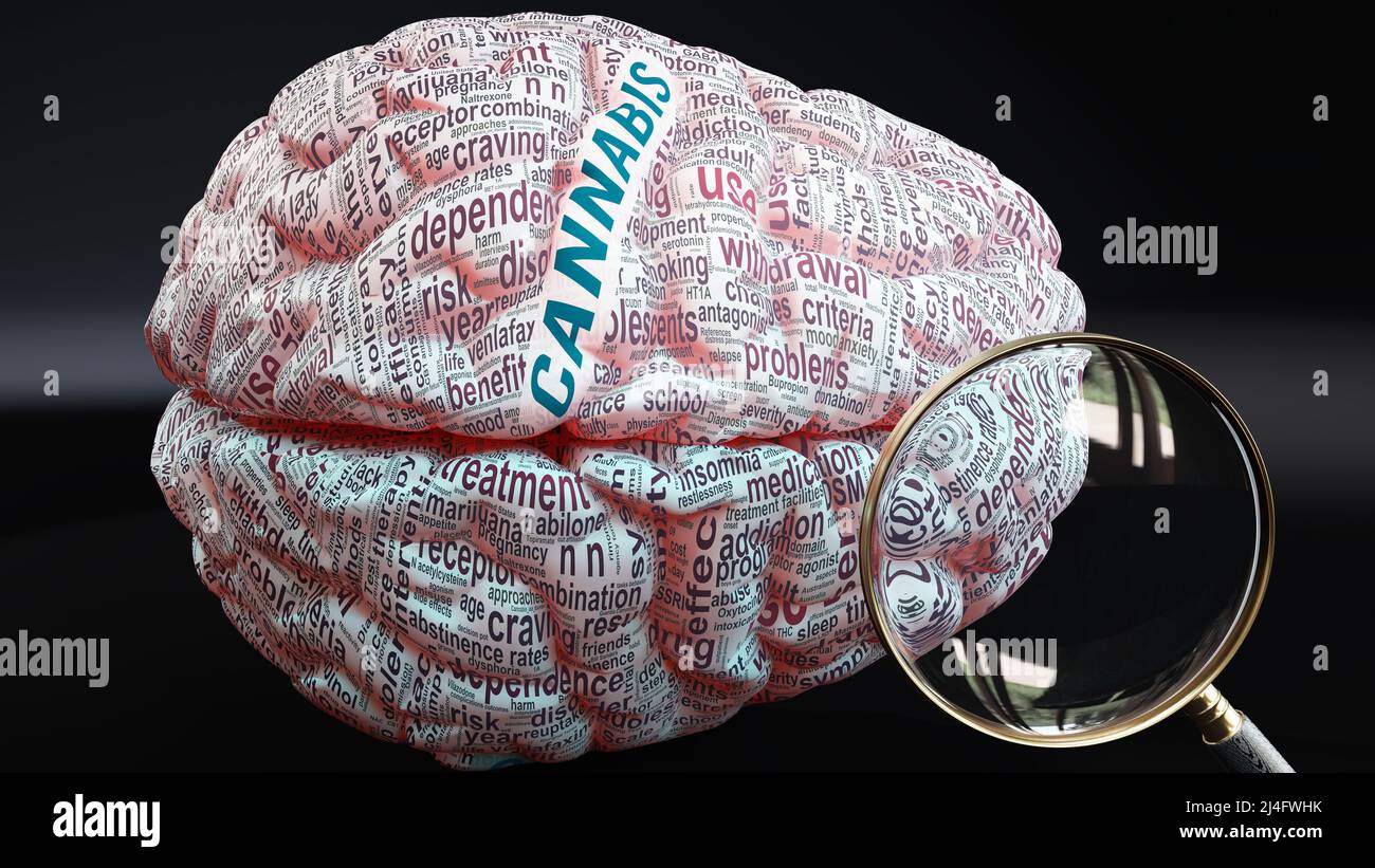 Cannabis brain hi-res stock photography and images - Alamy