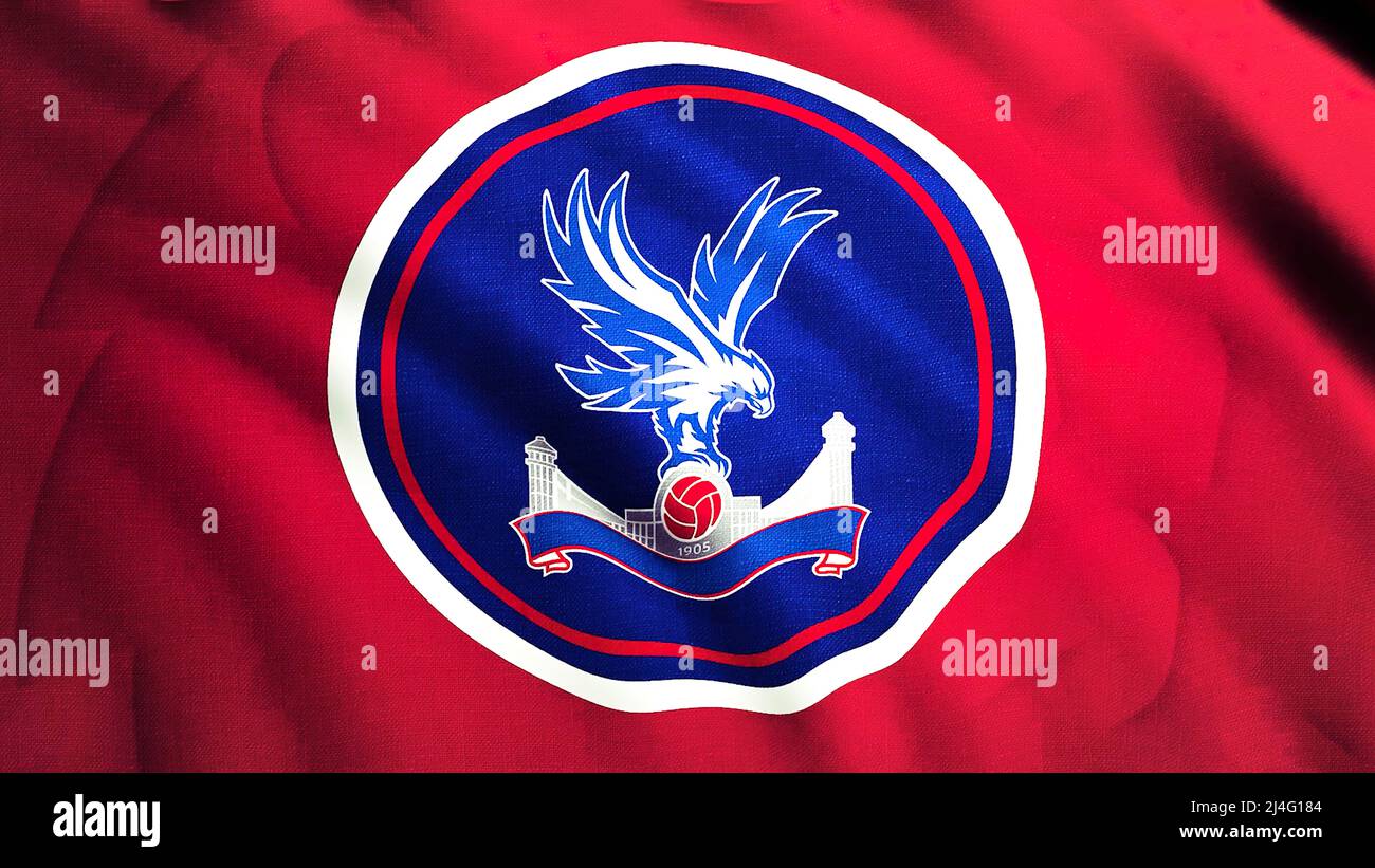 3D flag with sign of national football team. Motion. Waving flag with ...