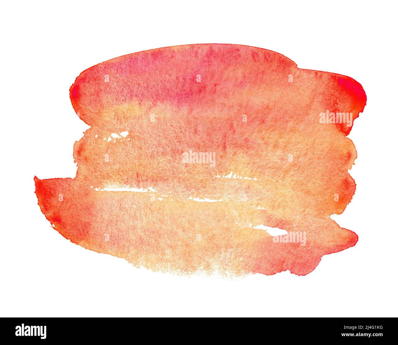 Red watercolor shape. Abstract background for text or logo isolated on ...