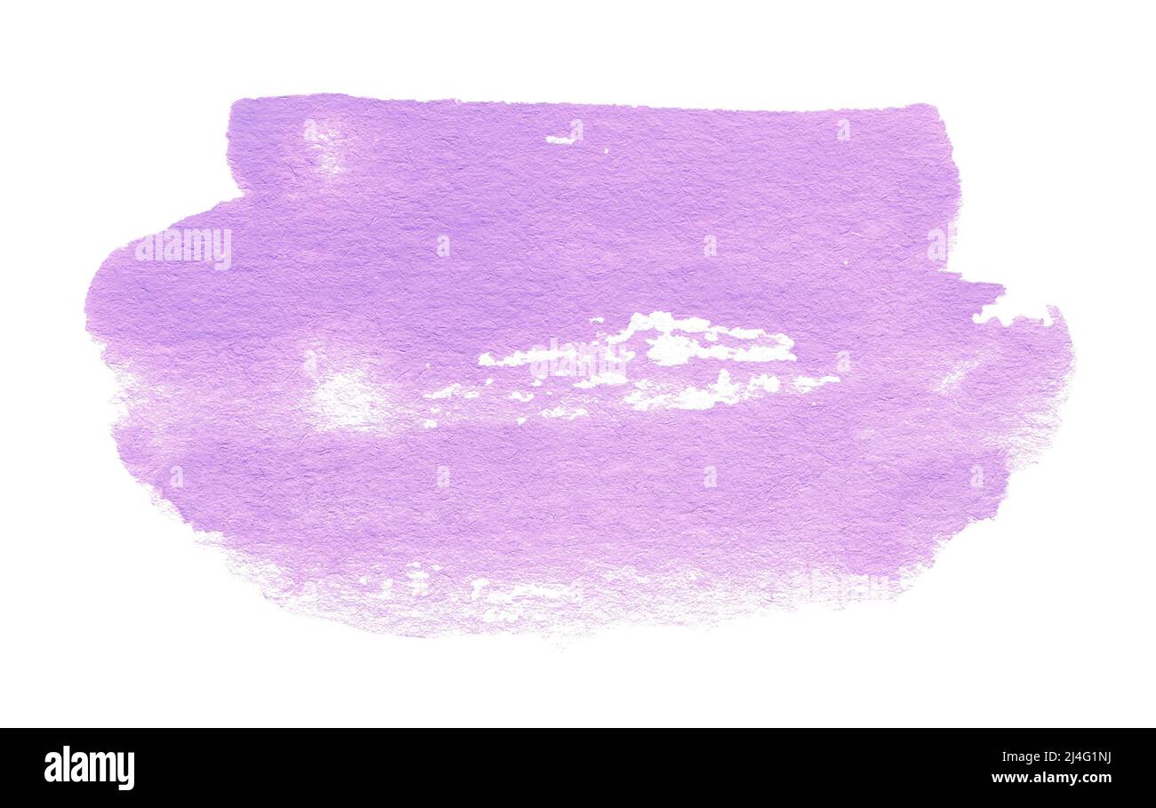 Violet watercolor shape. Abstract background for text or logo isolated ...