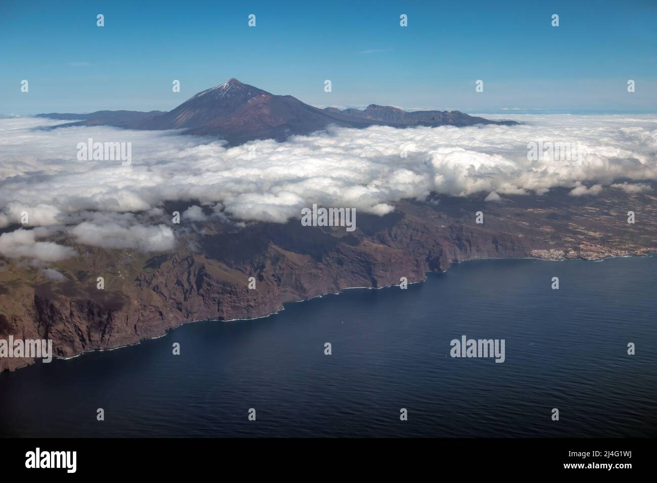 Aerial view mount teide hi-res stock photography and images - Alamy