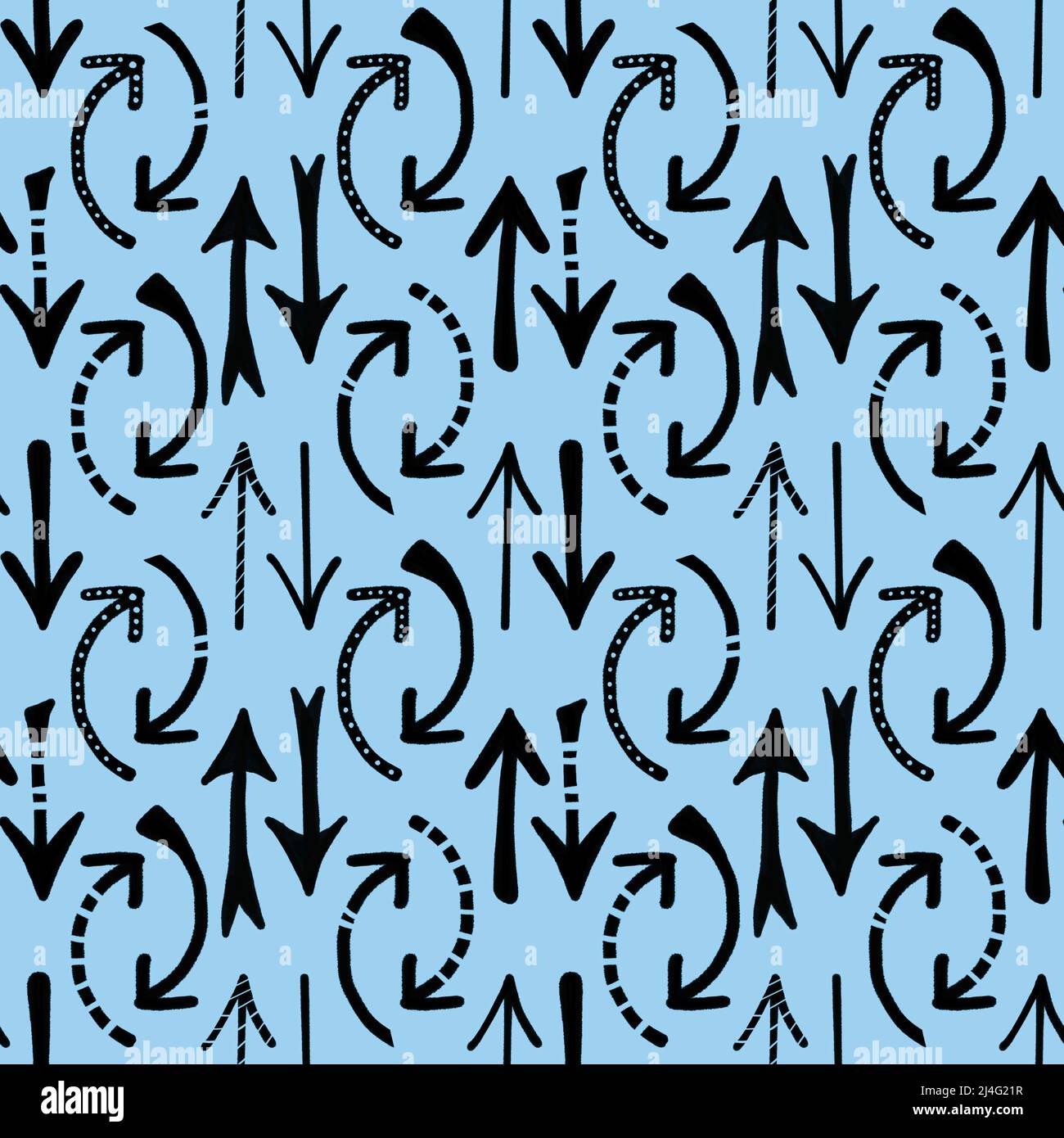 Seamless arrows pattern for fabrics and textiles and packaging and ...