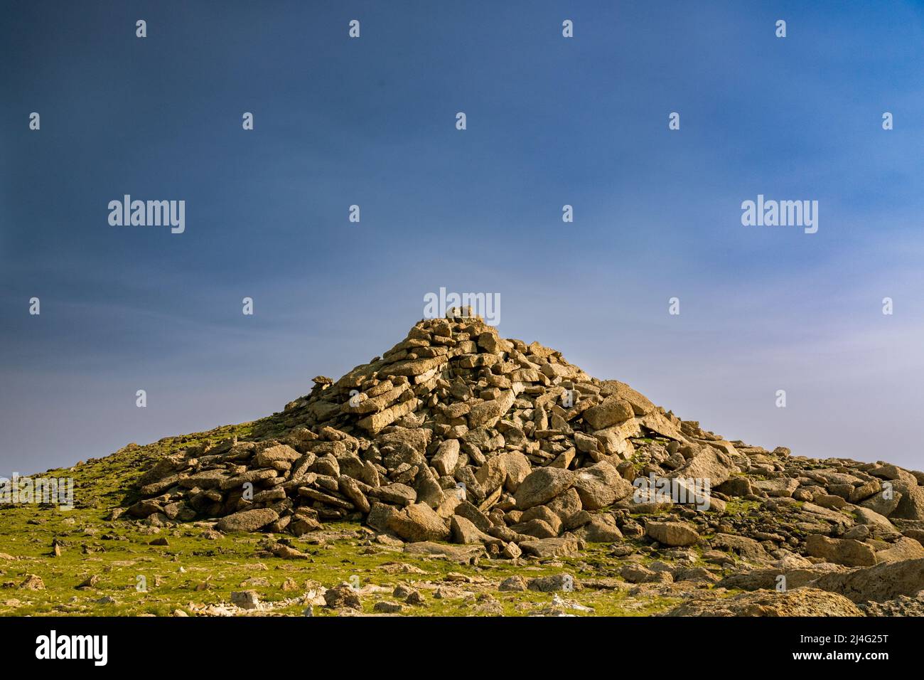 Thin Clouds Over Granite Pass In Rocky Mountain National Park Stock ...