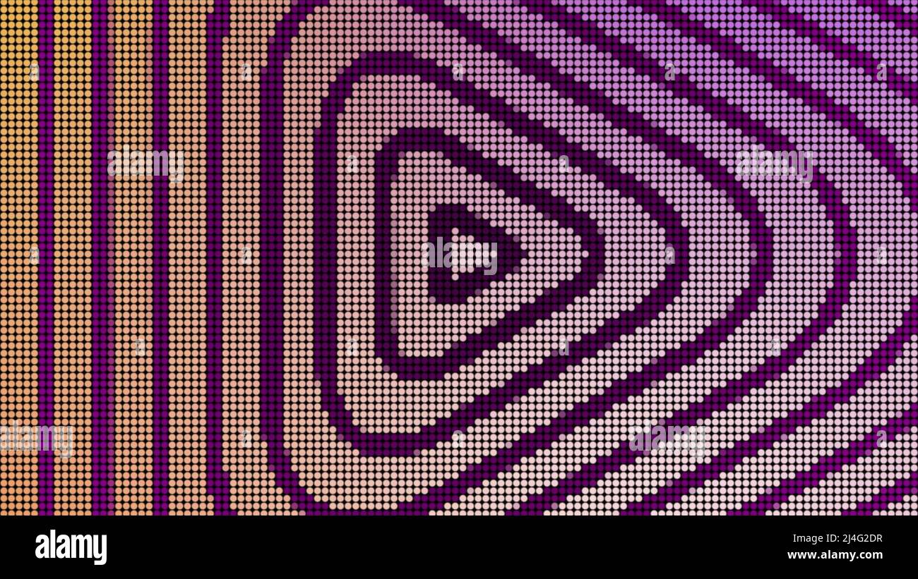 Animation of looped movement of electronic arrow. Motion. Triangular ...